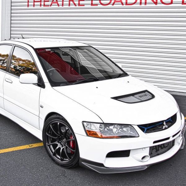Ralliart Style Carbon Fibre Front Lip Evo 9