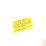 OEM Subaru Cooling Label WRX/STI